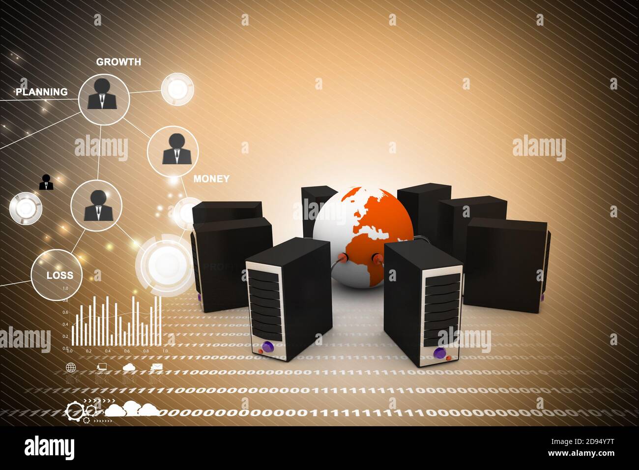 Global computer network Stock Photo - Alamy