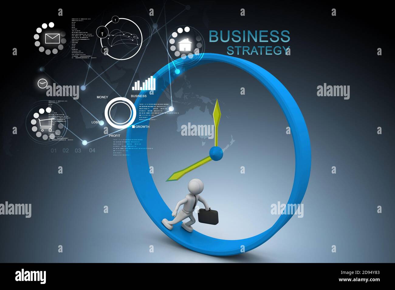 Man painting clock hi-res stock photography and images - Alamy