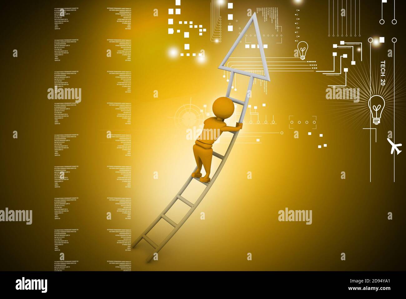 Ladder of success Stock Photo - Alamy