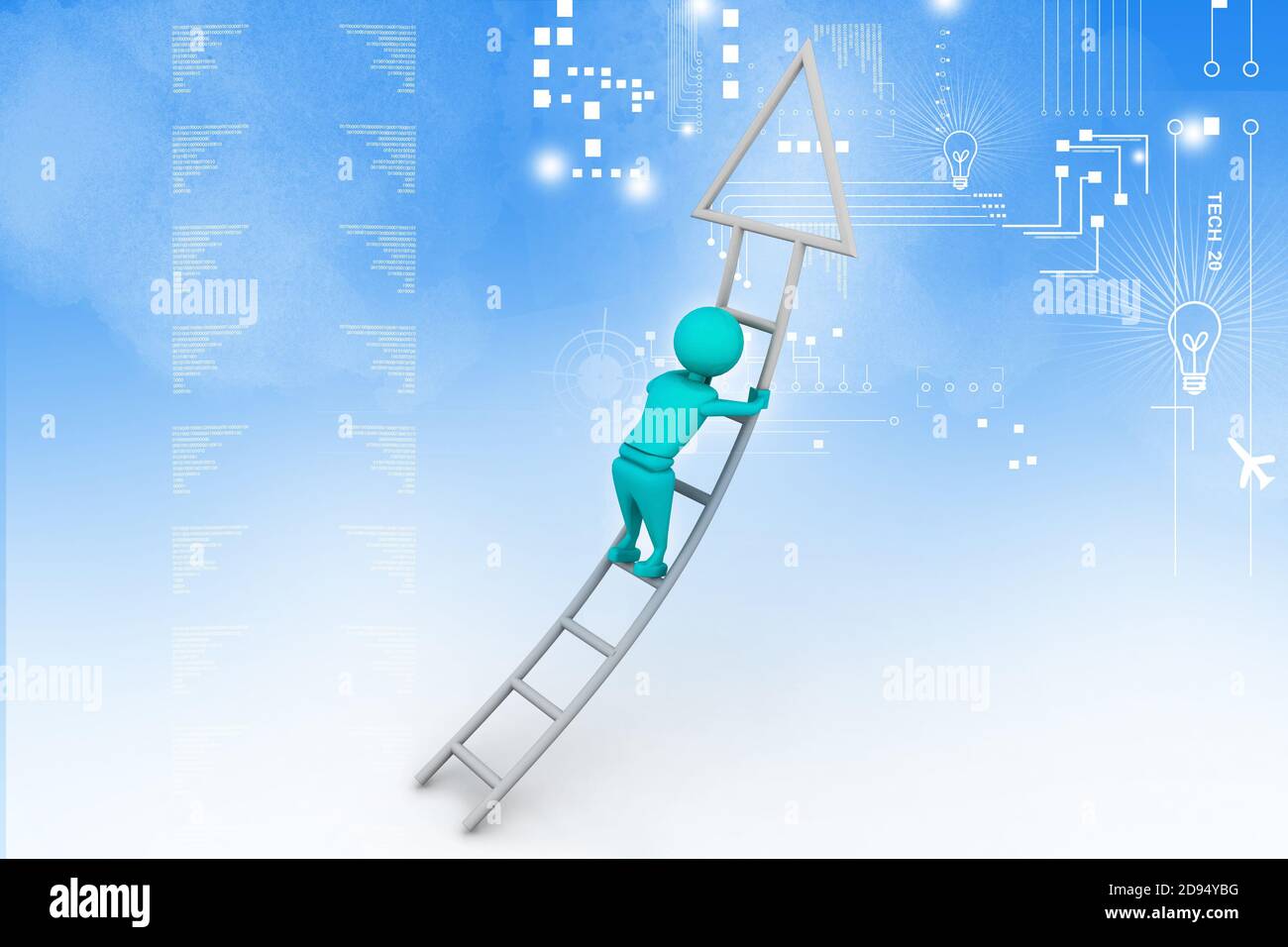 Ladder of success Stock Photo - Alamy