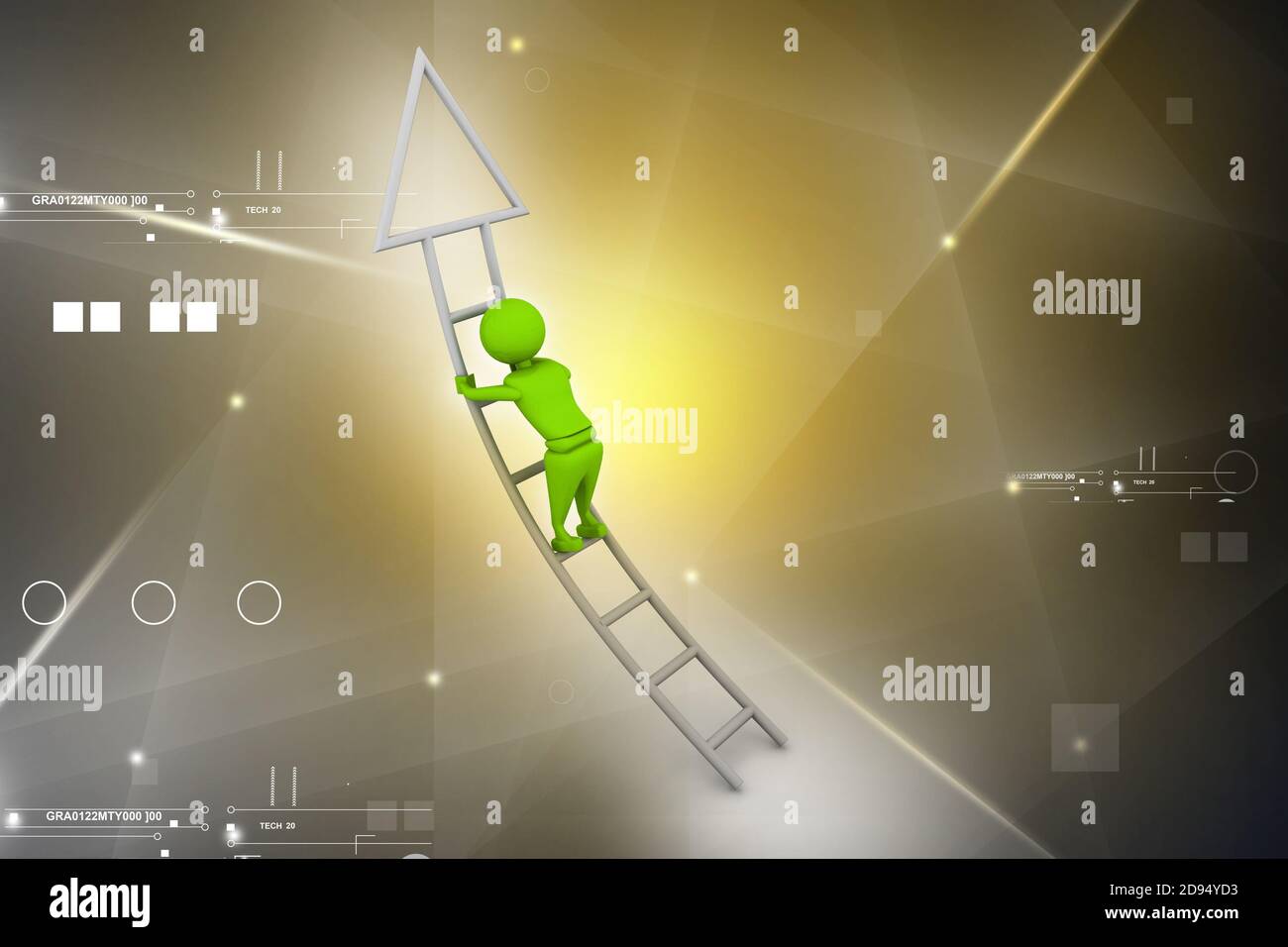 Ladder of success Stock Photo - Alamy