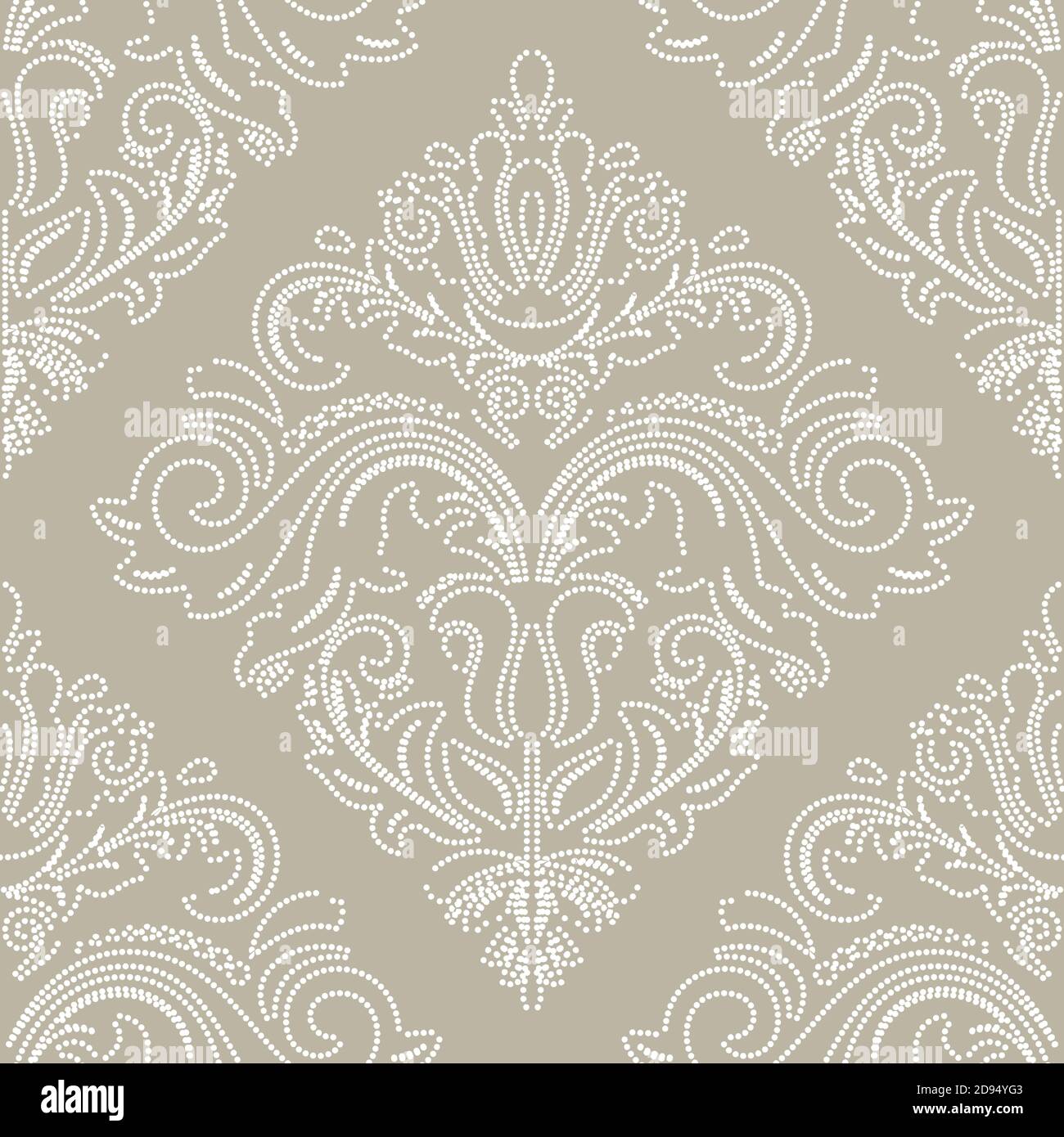 Classic Seamless White Dotted Pattern Stock Photo - Alamy