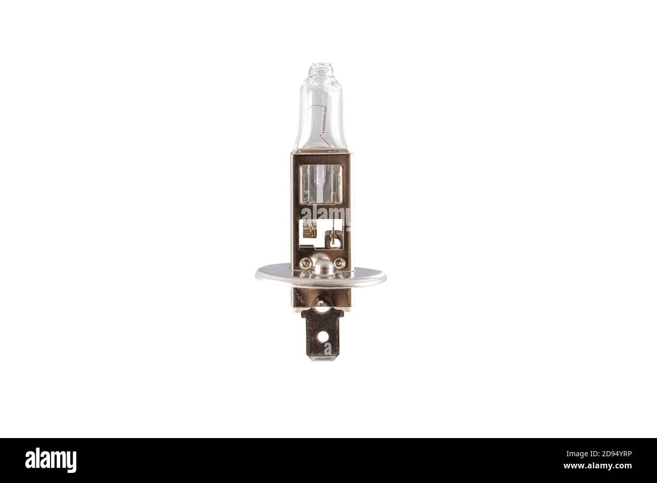H1 halogen car light bulb isolated white background Stock Photo - Alamy