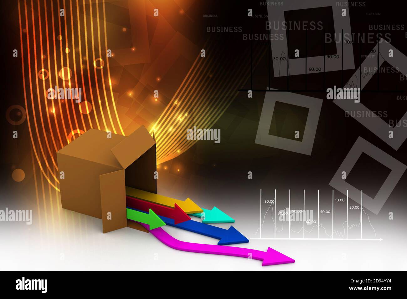 Out of the box Stock Photo - Alamy