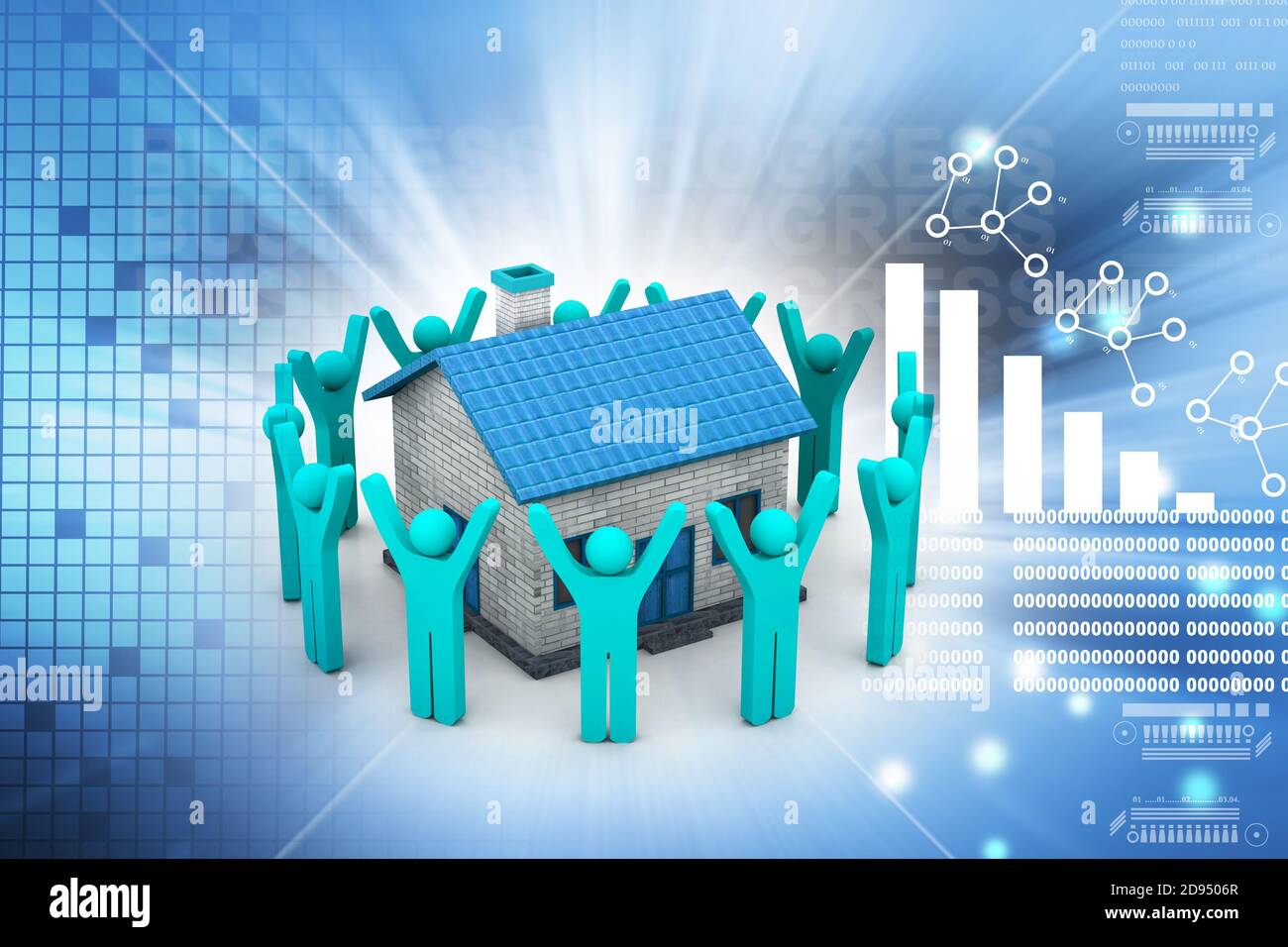 Real Estate Market Stock Photo - Alamy