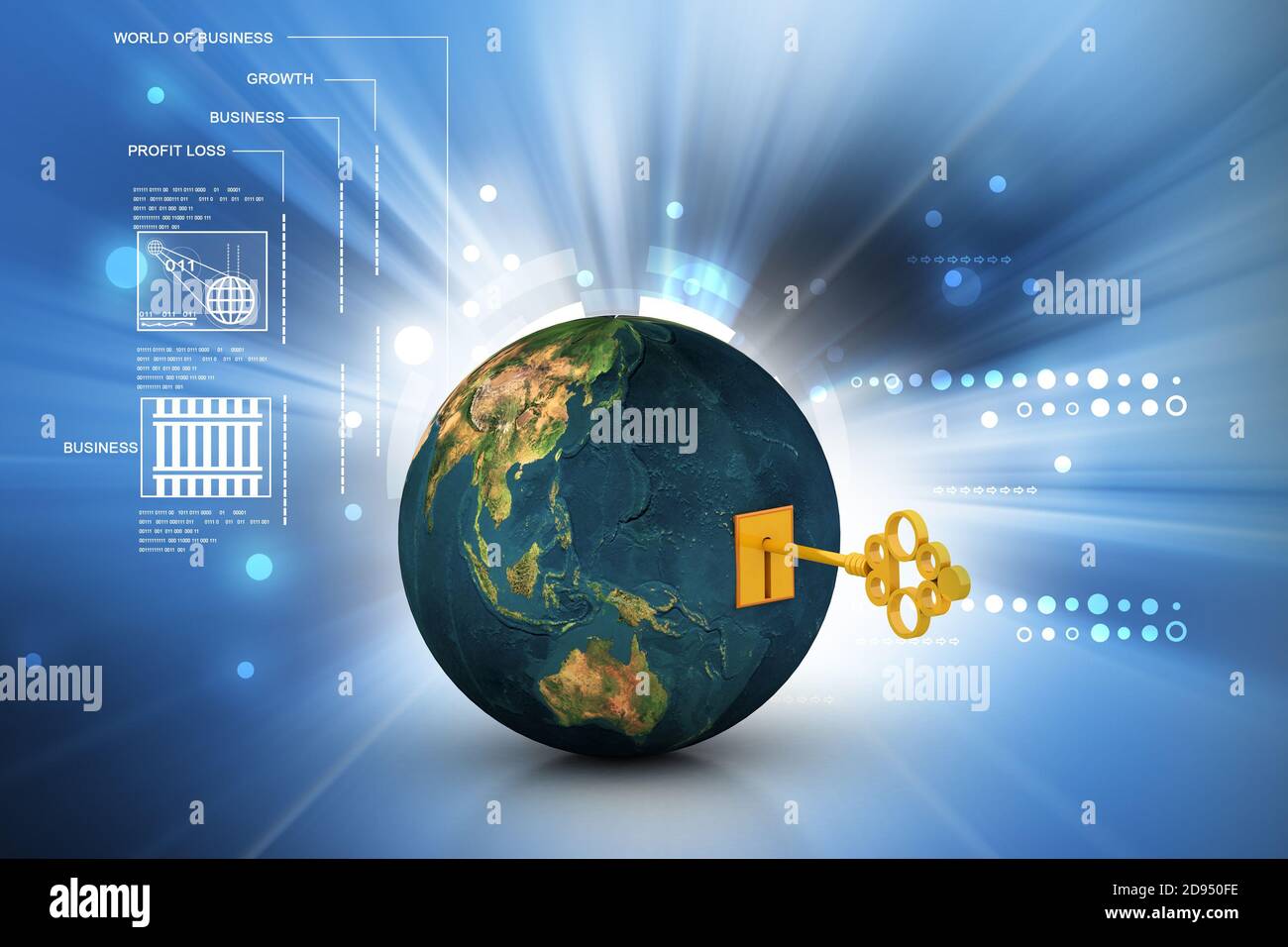Key of the world Stock Photo - Alamy