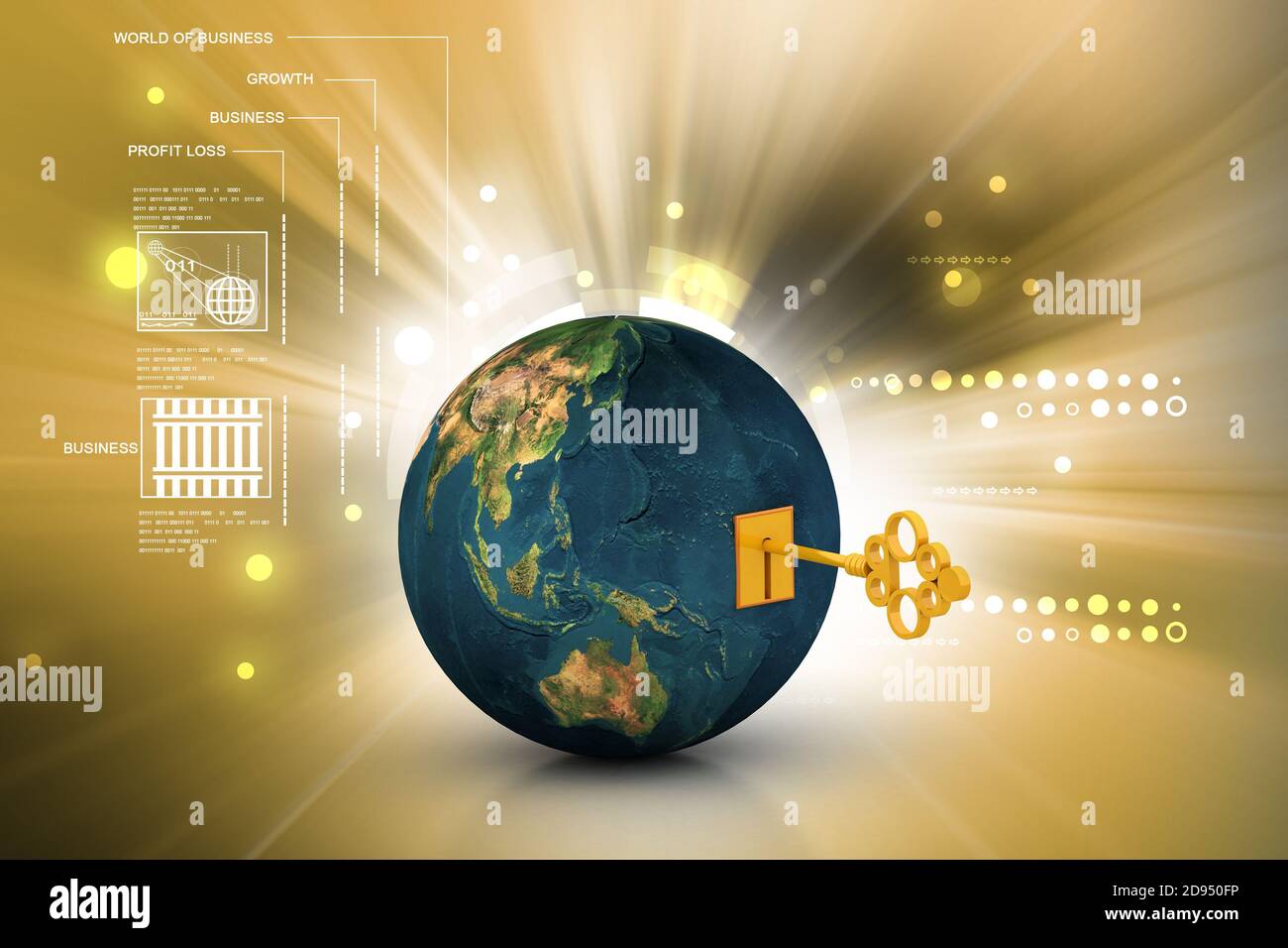 Key of the world Stock Photo - Alamy