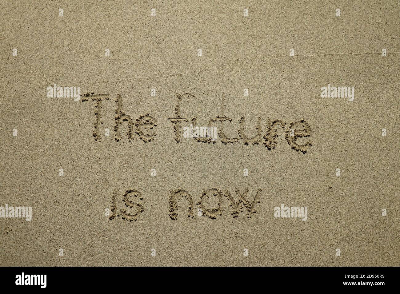 The future is now - the future is now, innovative technology concept ...