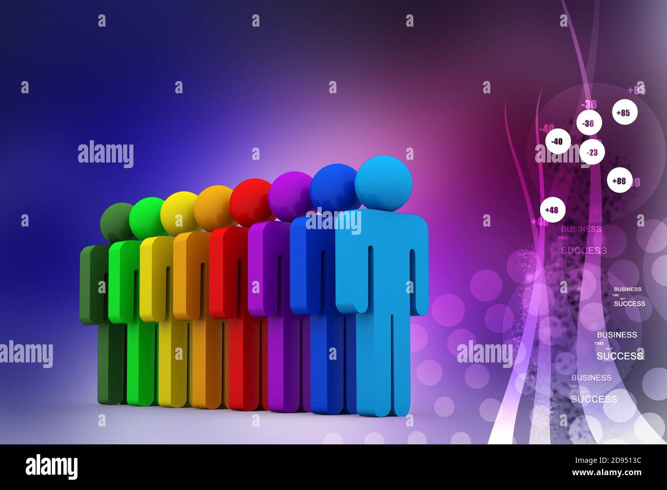 Group of people in line Stock Photo - Alamy