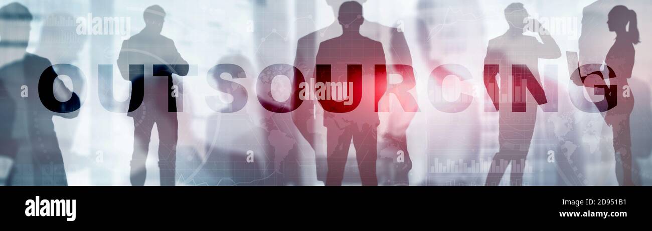 Outsourcing banner hi-res stock photography and images - Alamy