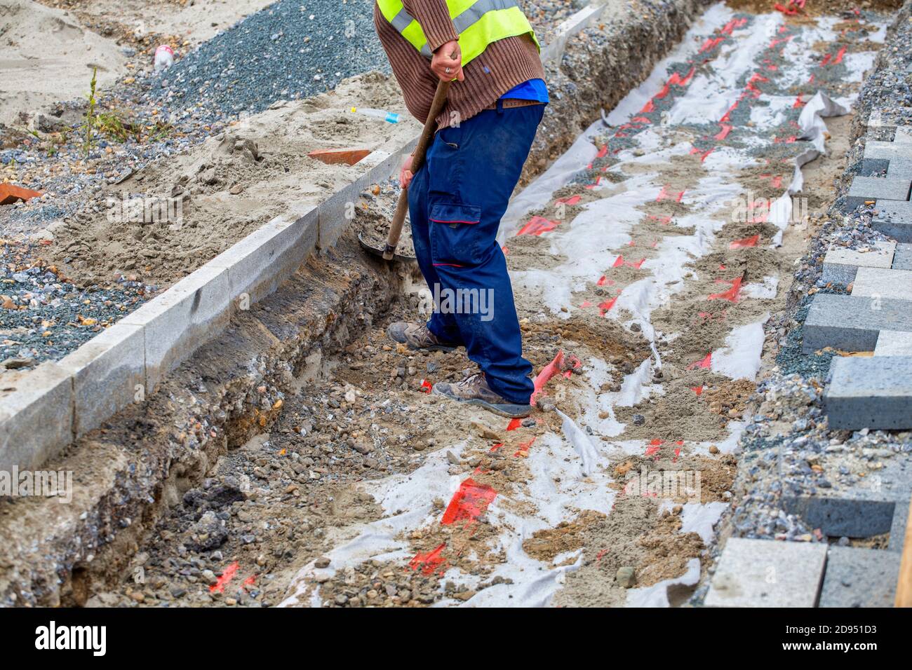 Backfill trench hi-res stock photography and images - Alamy
