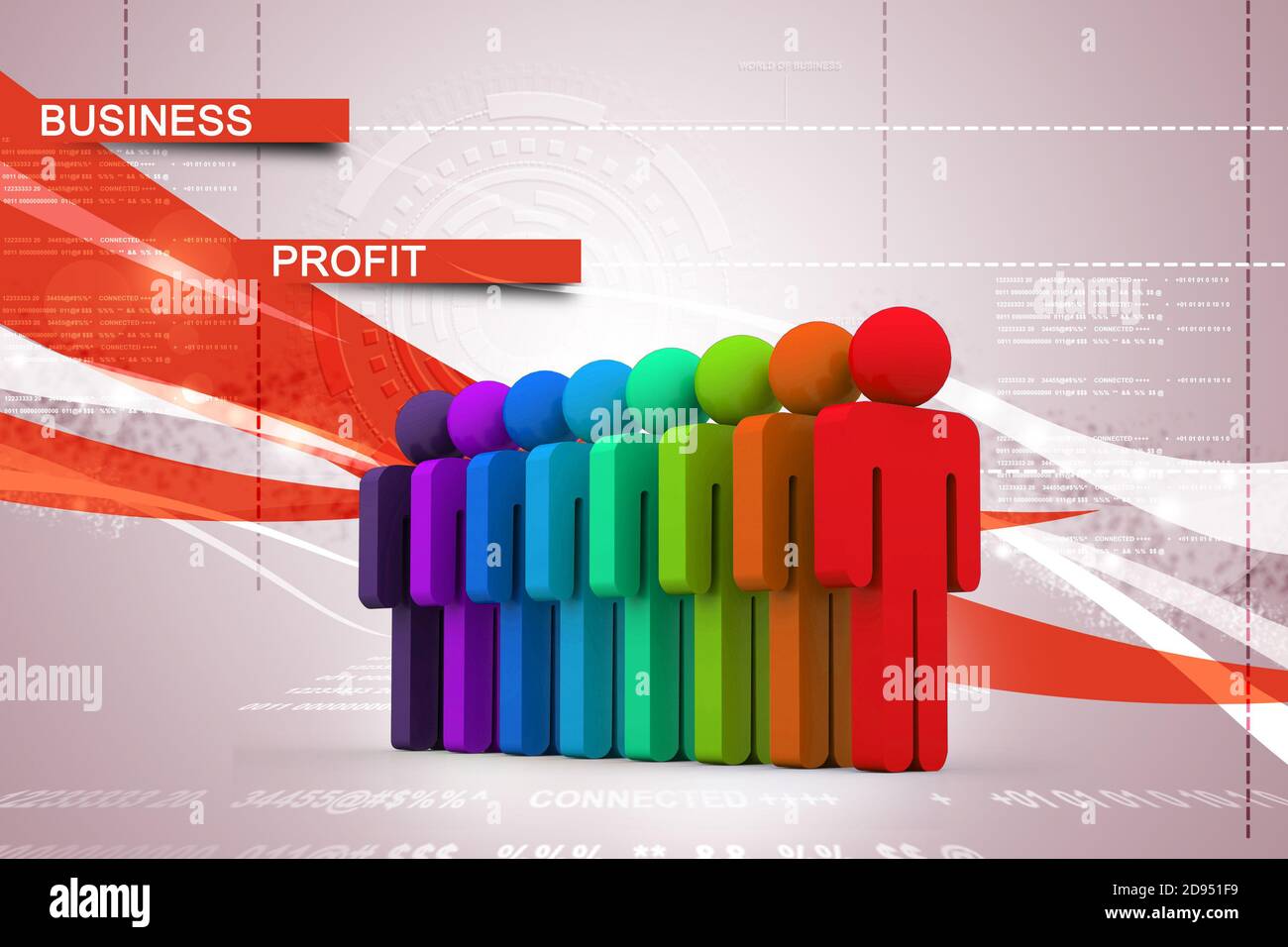 Group of people in line Stock Photo - Alamy