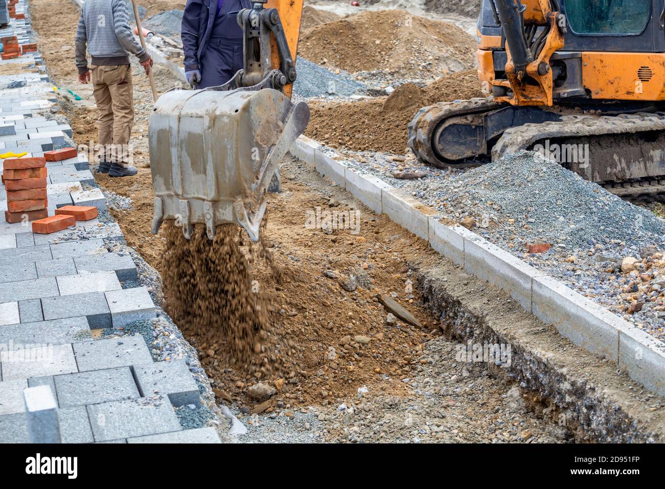 Backfill trench hi-res stock photography and images - Alamy