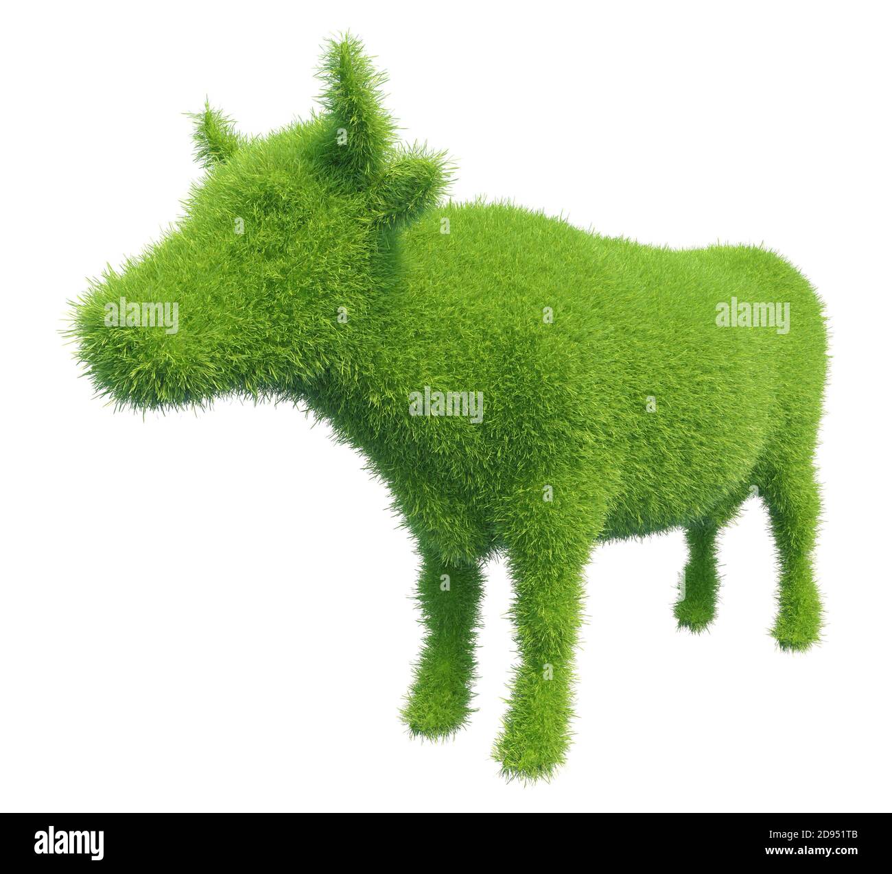 3d animal cow hi-res stock photography and images - Alamy