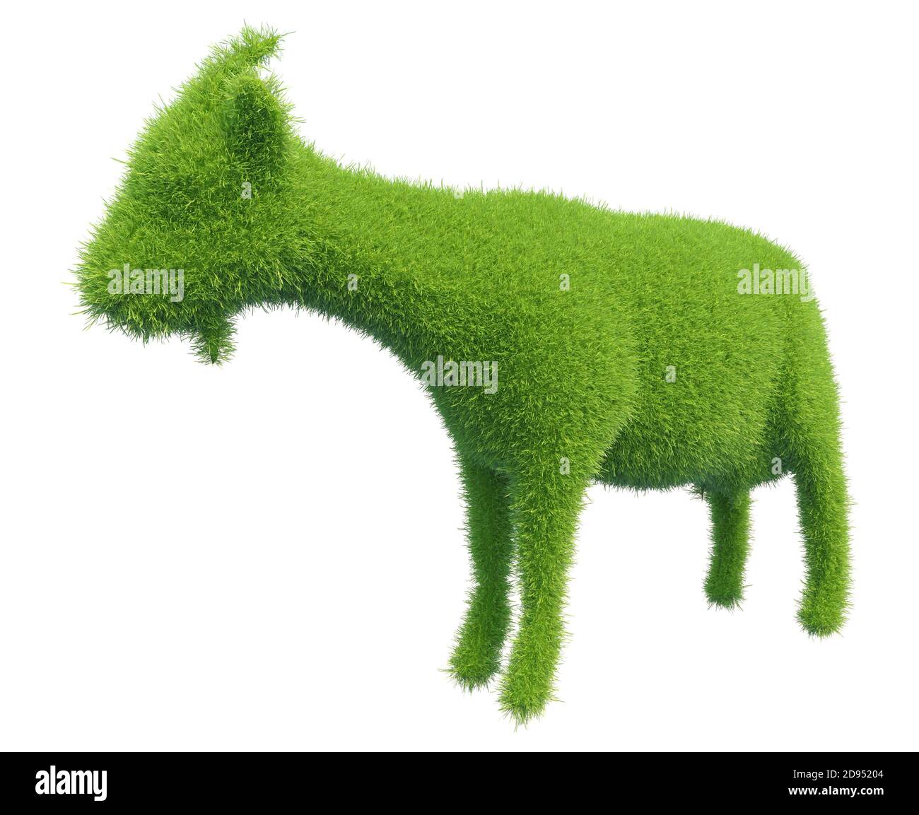 The grazing goat Cut Out Stock Images & Pictures - Alamy