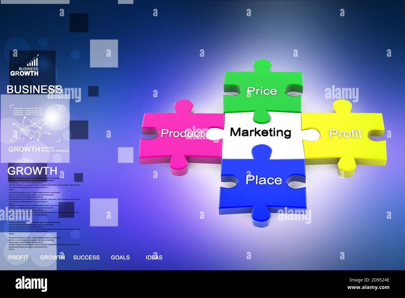 Marketing puzzle hi-res stock photography and images - Alamy