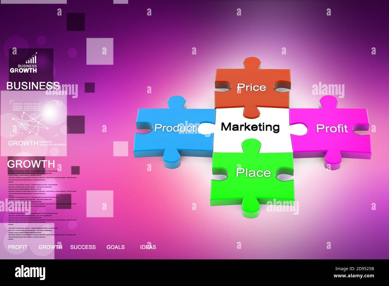 Marketing puzzle hi-res stock photography and images - Alamy