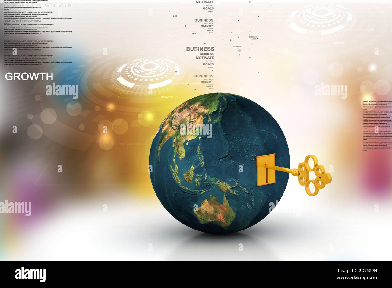 Key of the world Stock Photo - Alamy