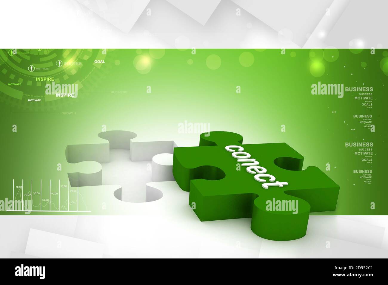 3d multi use connect puzzle Stock Photo - Alamy