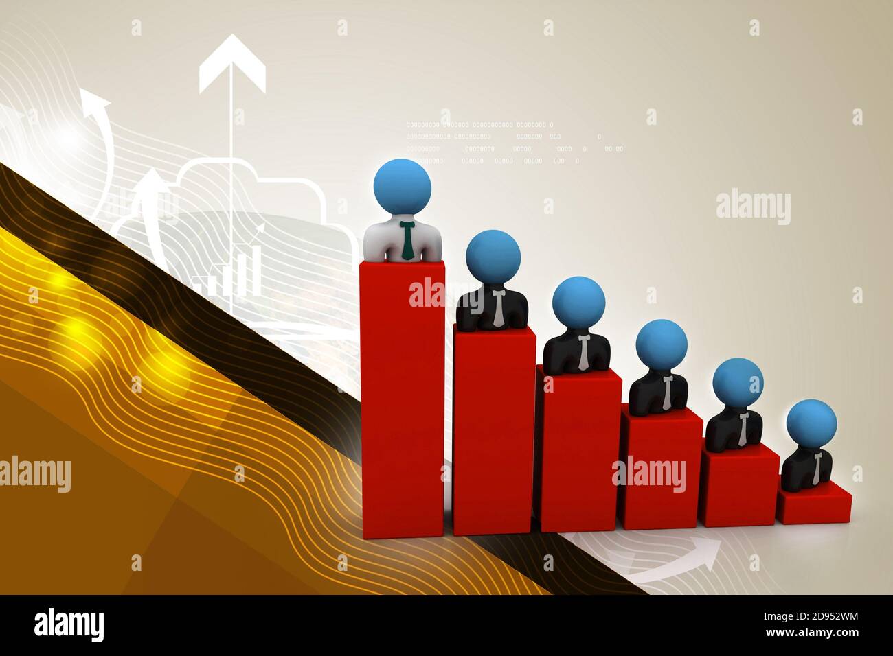 Business people, graph Stock Photo - Alamy
