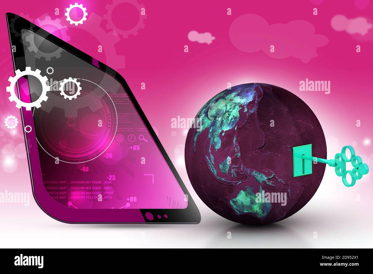 Key of the world Stock Photo - Alamy