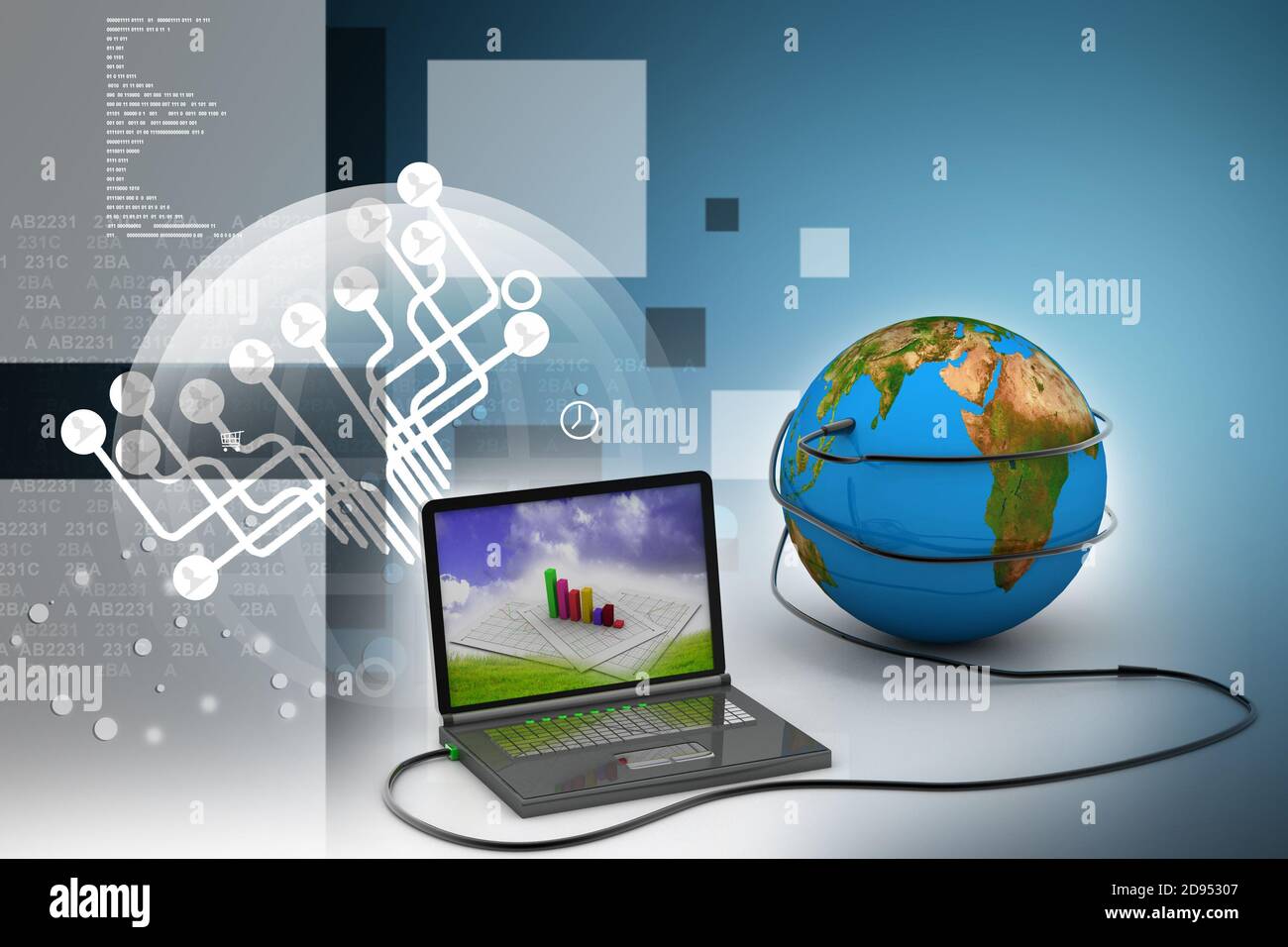Global internet concept Stock Photo - Alamy