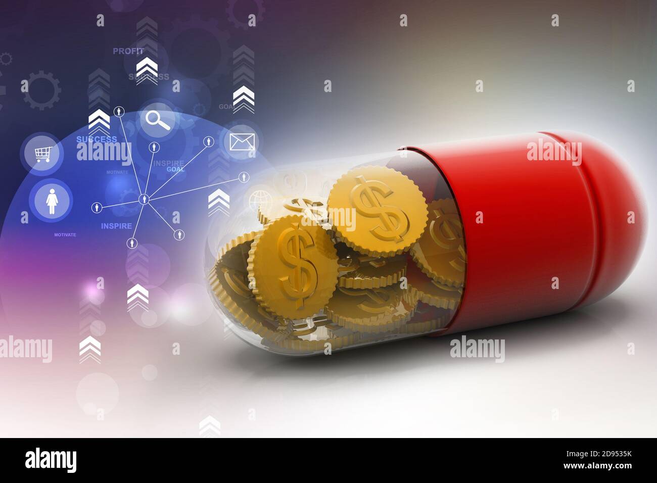 Filled graph hi-res stock photography and images - Alamy