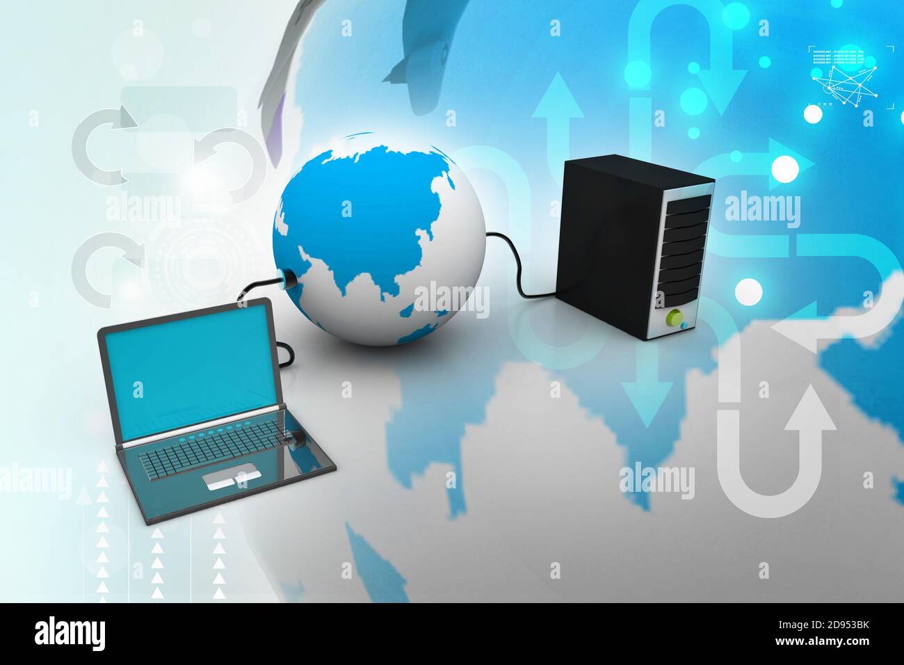 Global computer network Stock Photo - Alamy