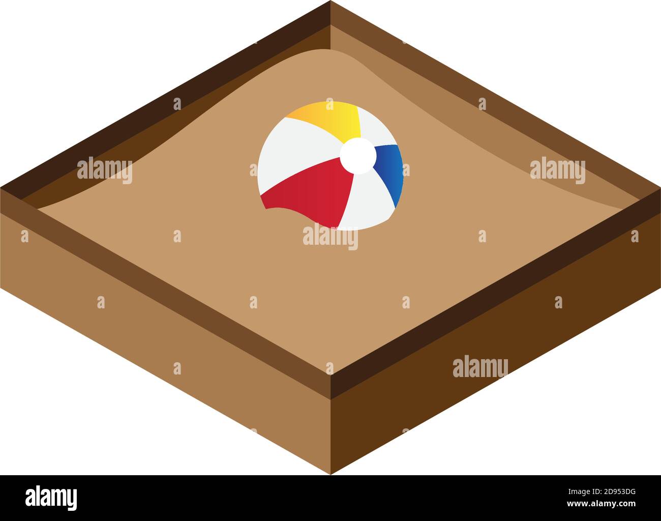 Vector isometric town beach hi-res stock photography and images - Alamy