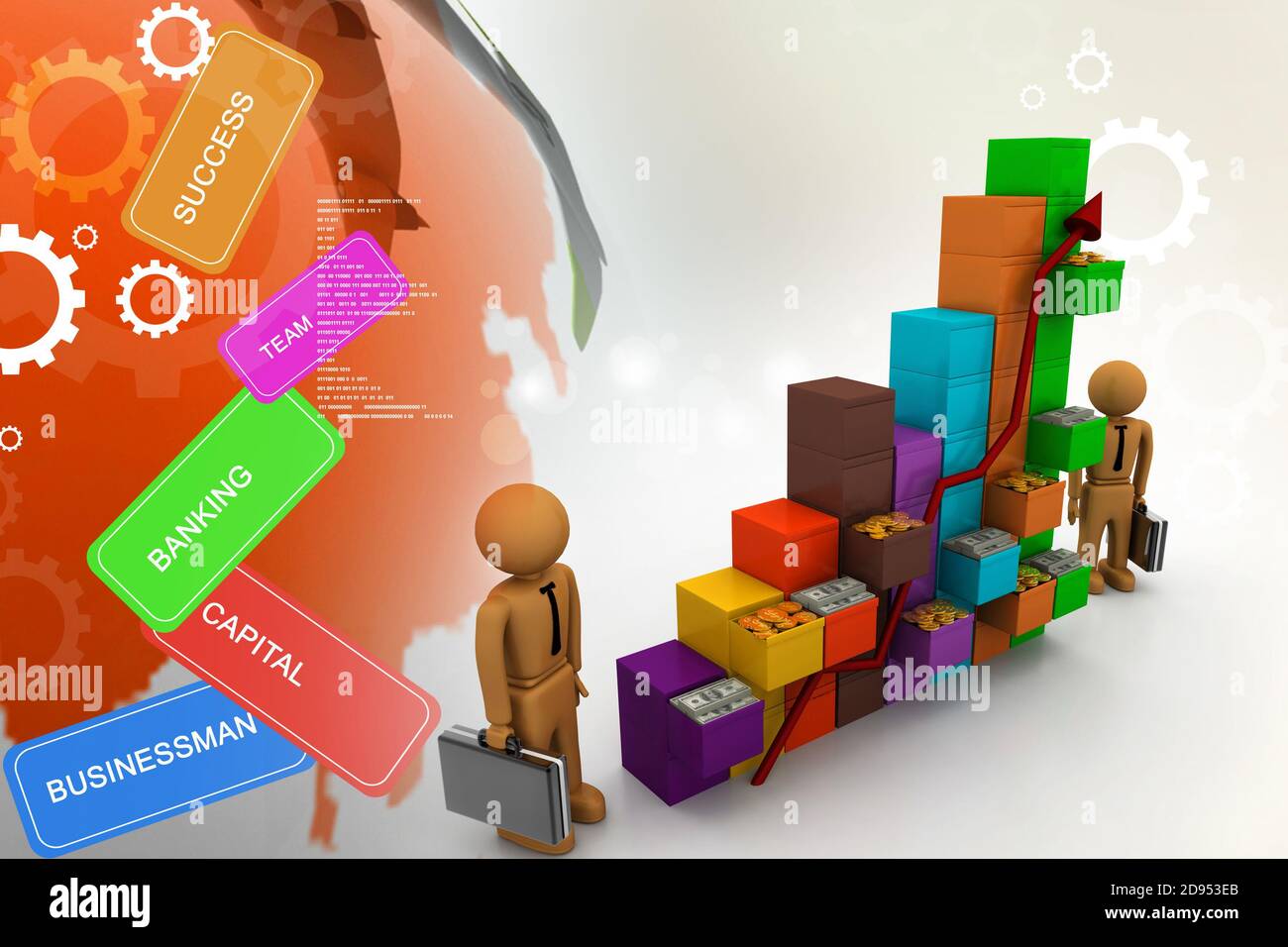 Financial graph and economy Stock Photo - Alamy