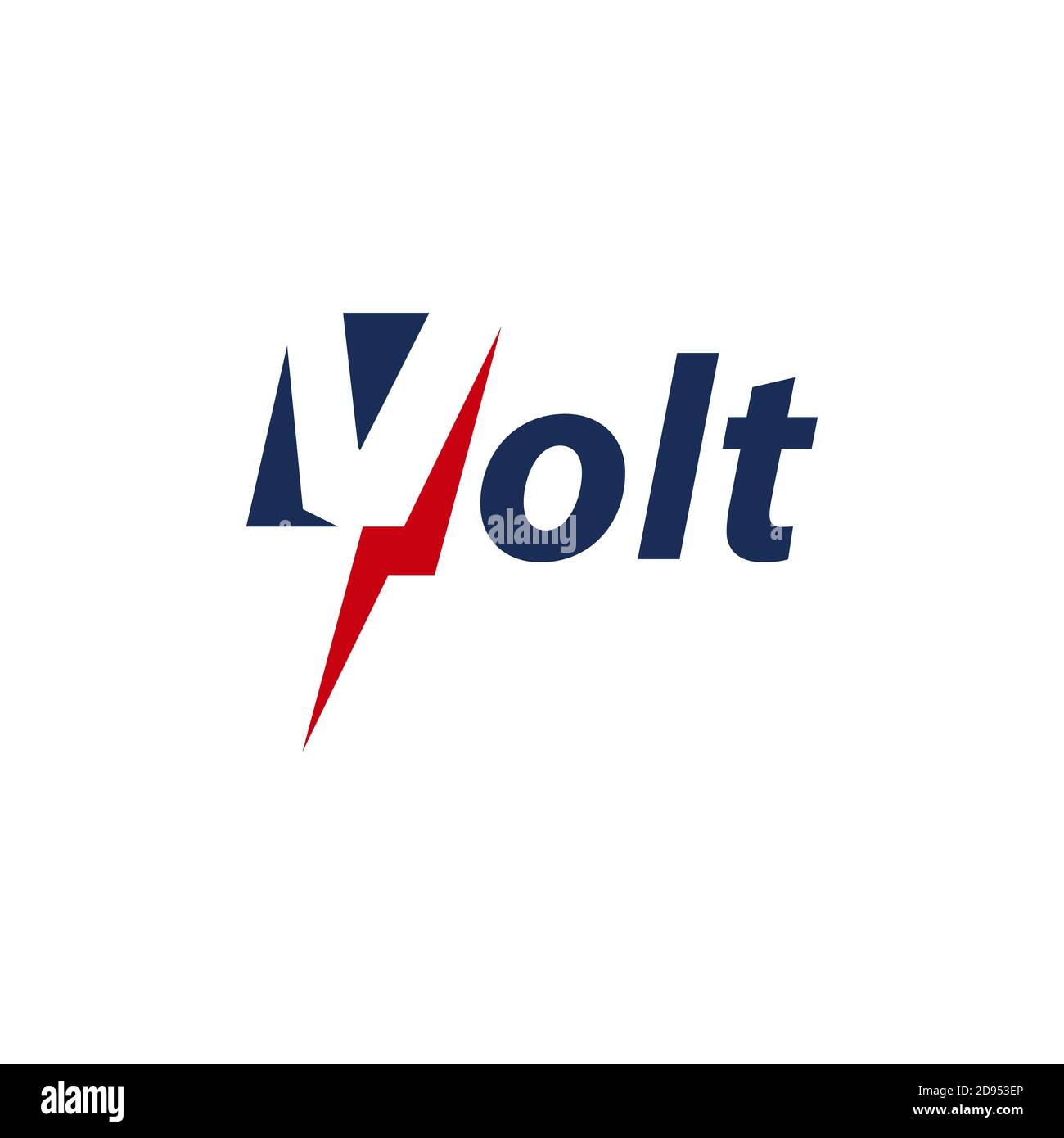 VOLT letter with lightning storm logo design vector.EPS 10 Stock Vector ...