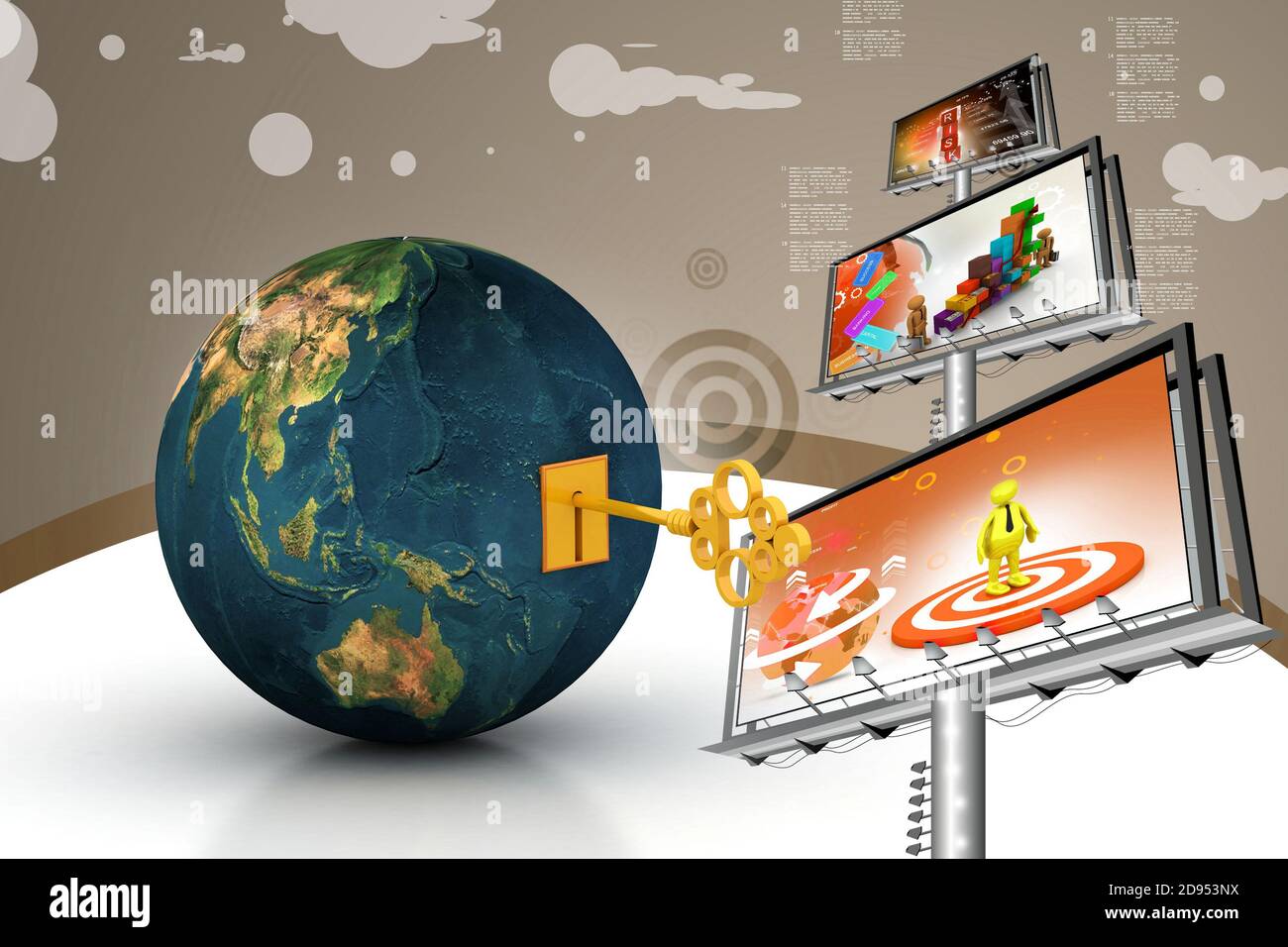 Key of the world Stock Photo - Alamy