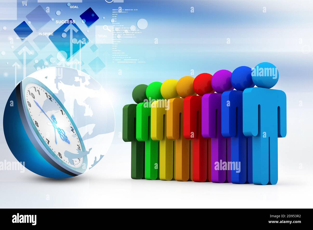 Group of people in line Stock Photo - Alamy