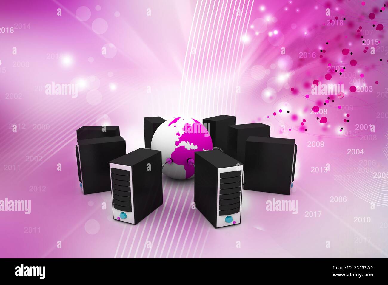 Global computer network Stock Photo - Alamy