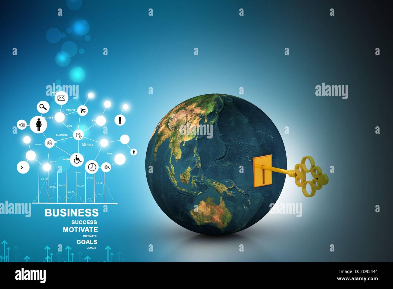 Key of the world Stock Photo - Alamy