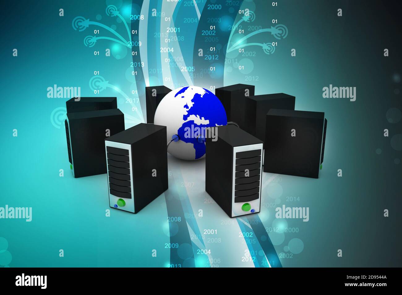 Global computer network Stock Photo - Alamy