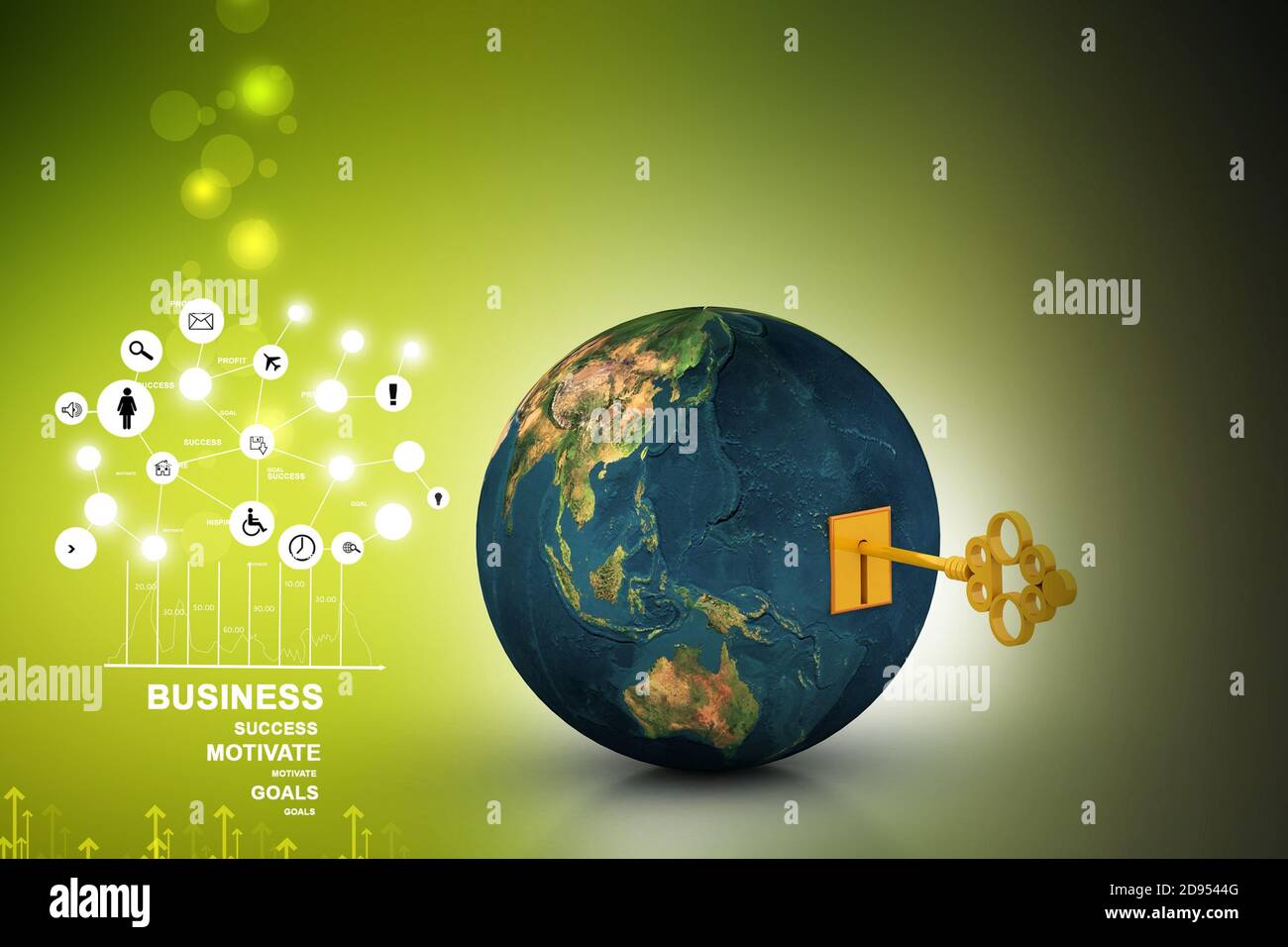 Key of the world Stock Photo - Alamy