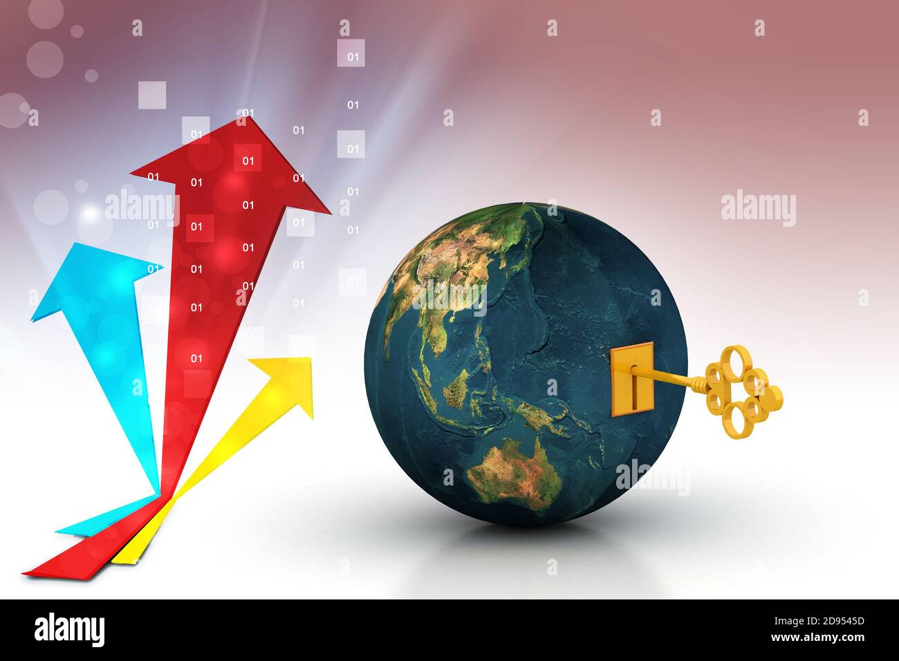Key of the world Stock Photo - Alamy