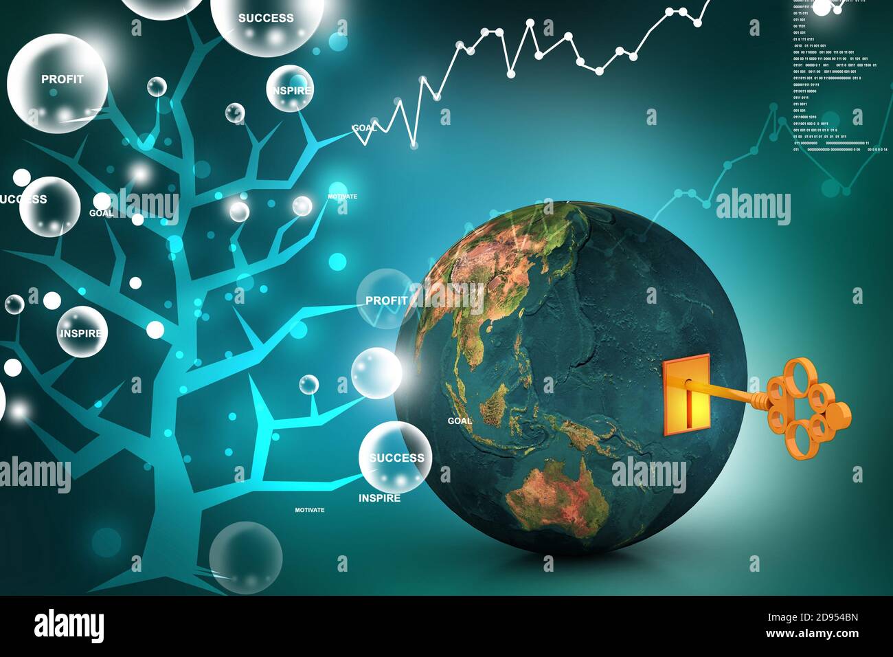 Key of the world Stock Photo - Alamy