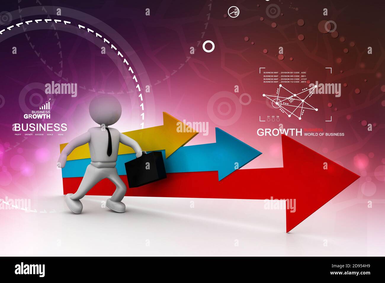 Movement direction to success Stock Photo - Alamy