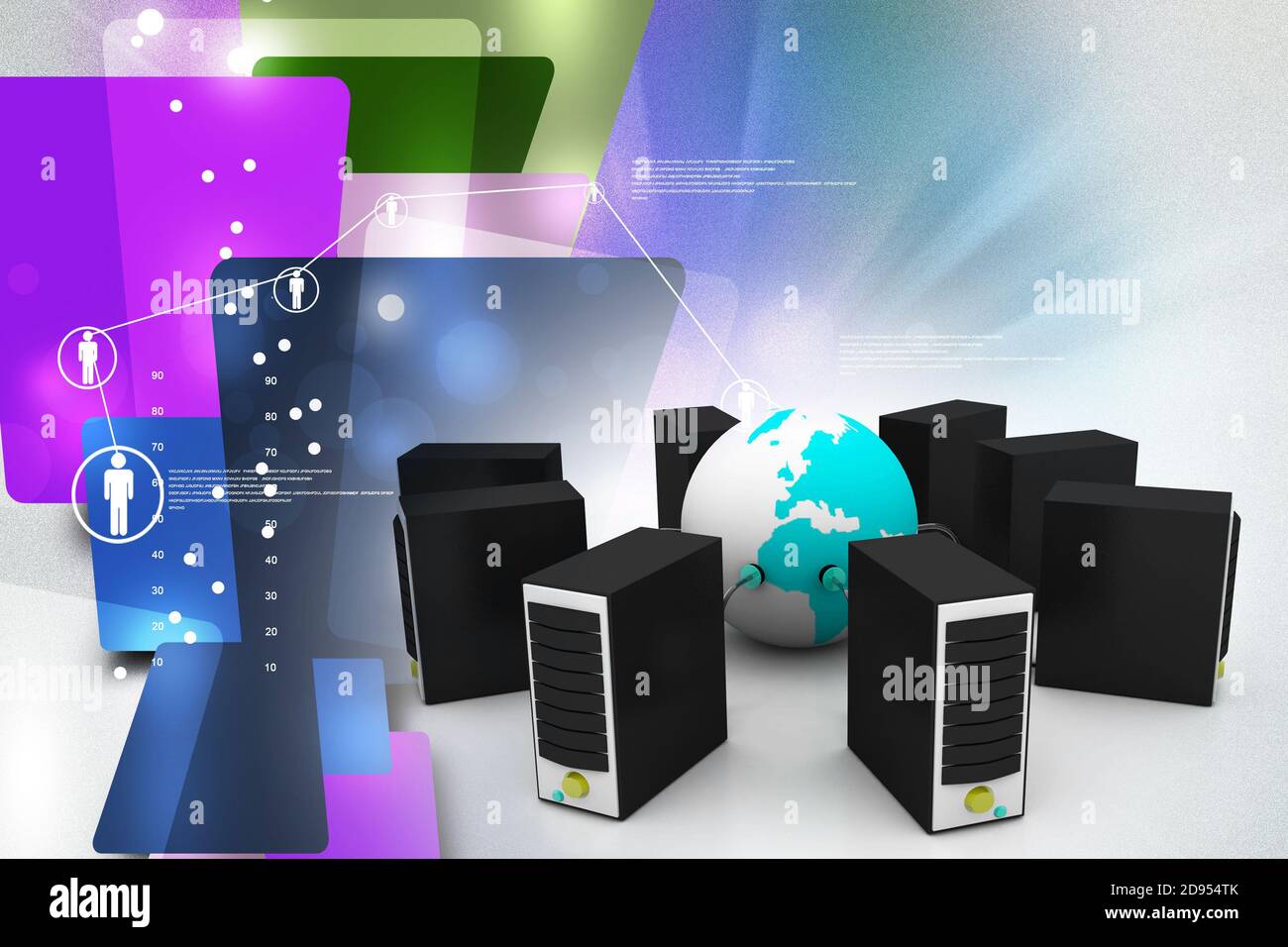 Global computer network Stock Photo - Alamy