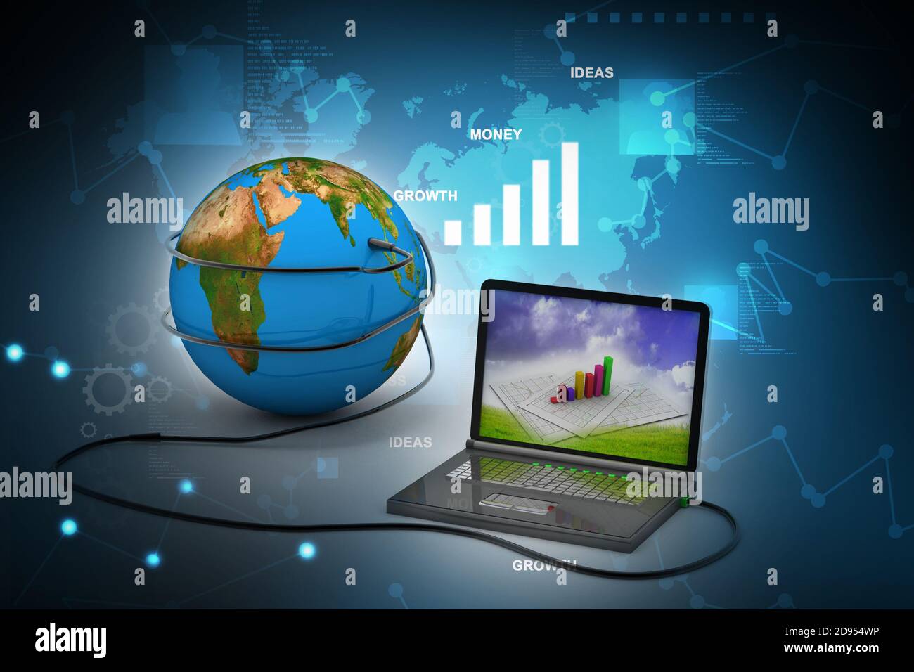 Global internet concept Stock Photo - Alamy