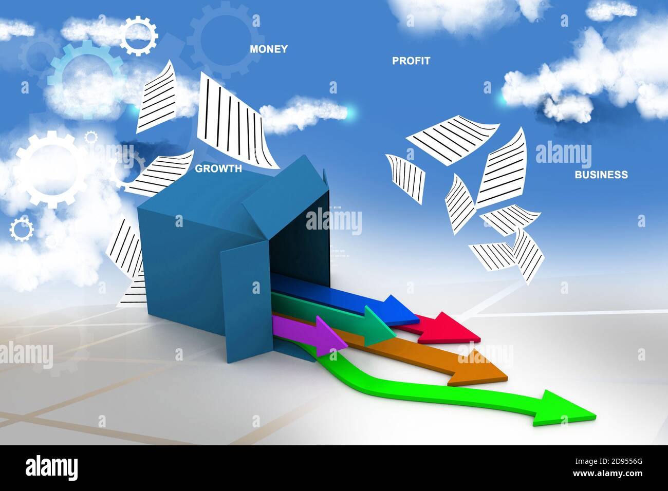 Out of the box Stock Photo - Alamy