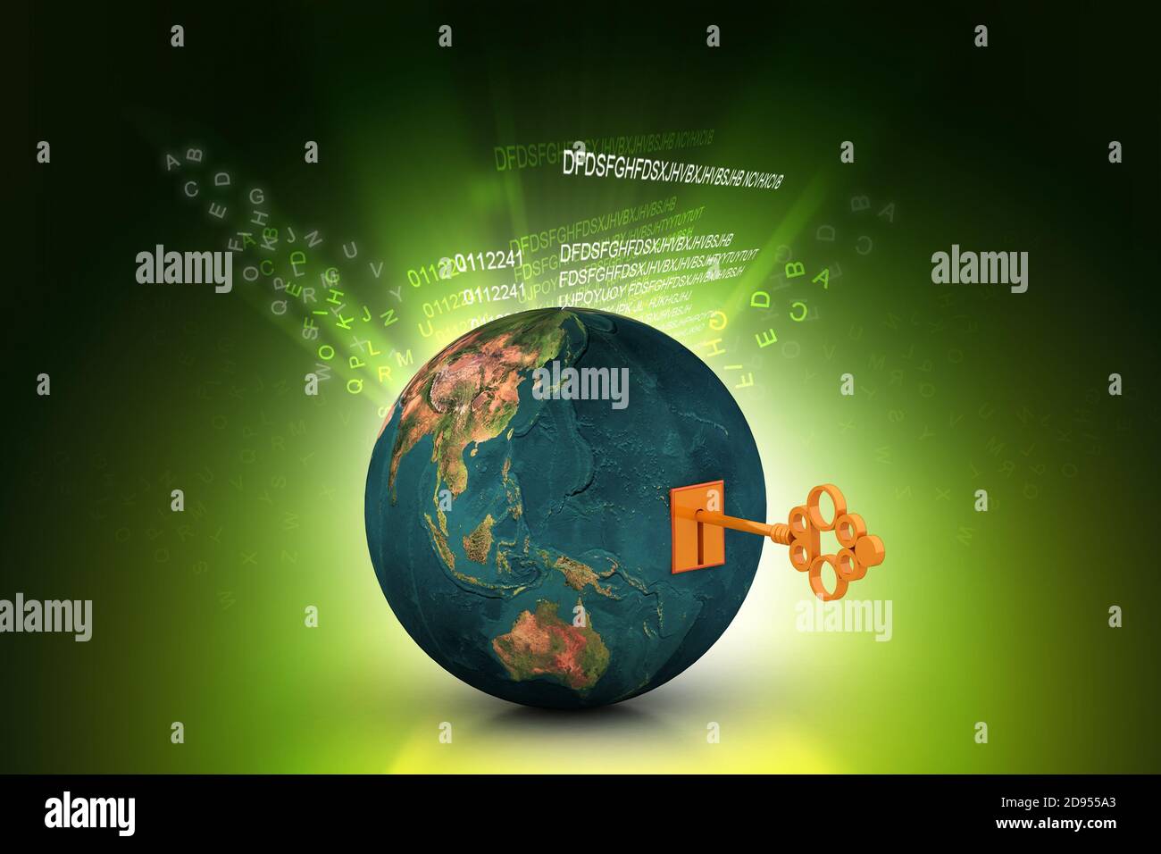 Key of the world Stock Photo - Alamy