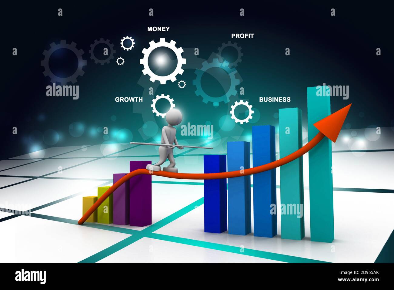 Businessperson in a hol Stock Photo - Alamy