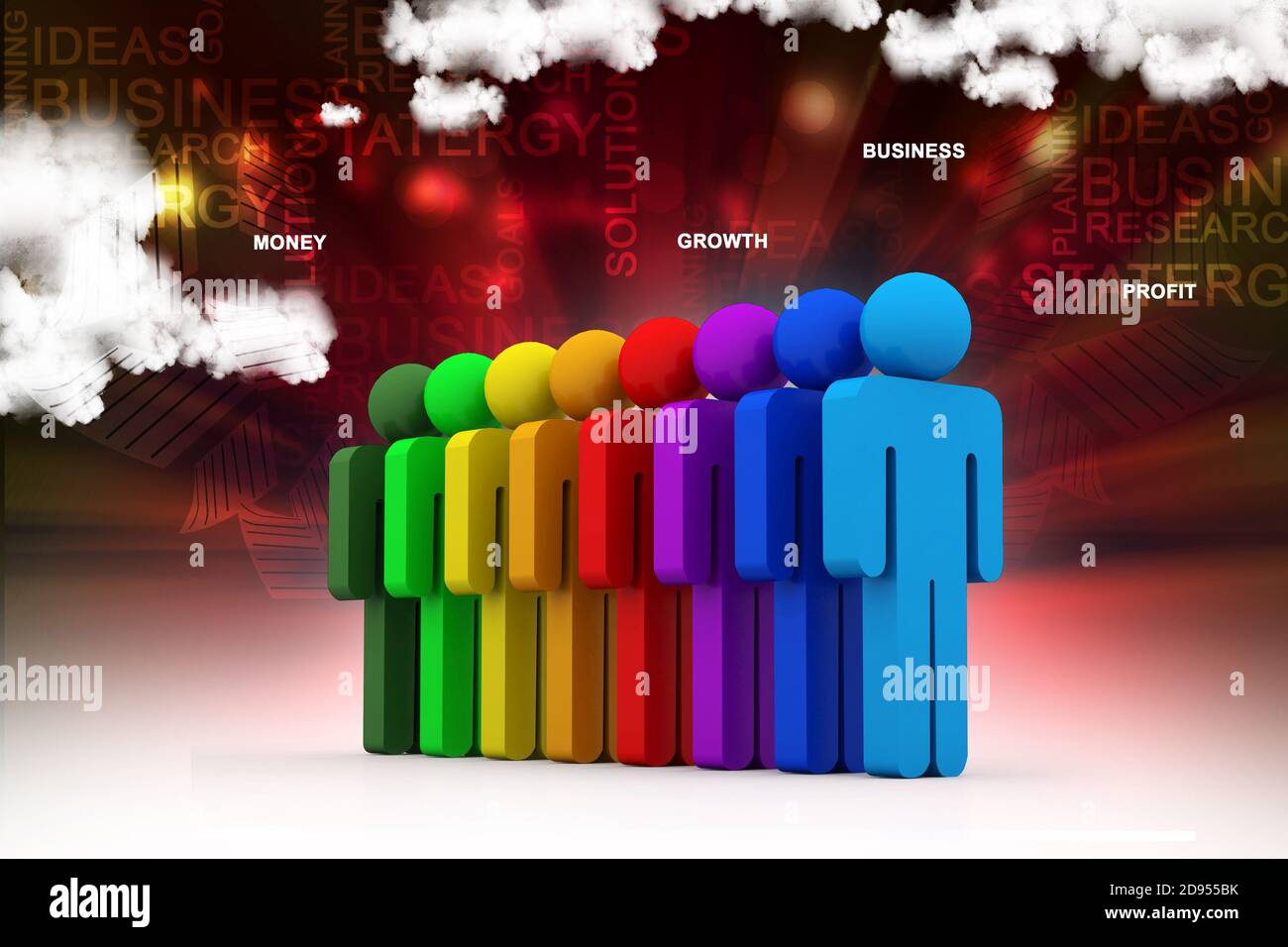 Group of people in line Stock Photo - Alamy