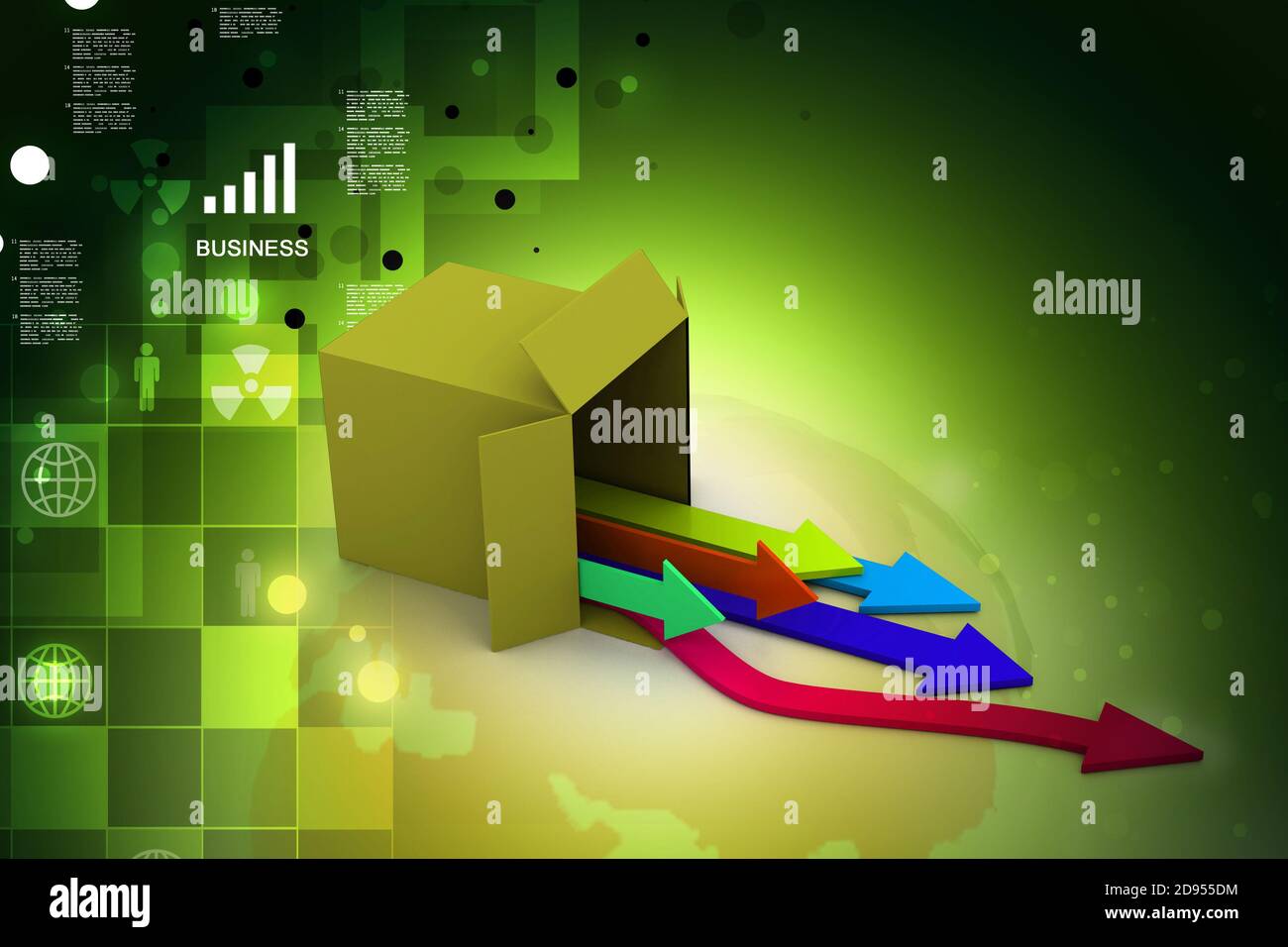 Out of the box Stock Photo - Alamy