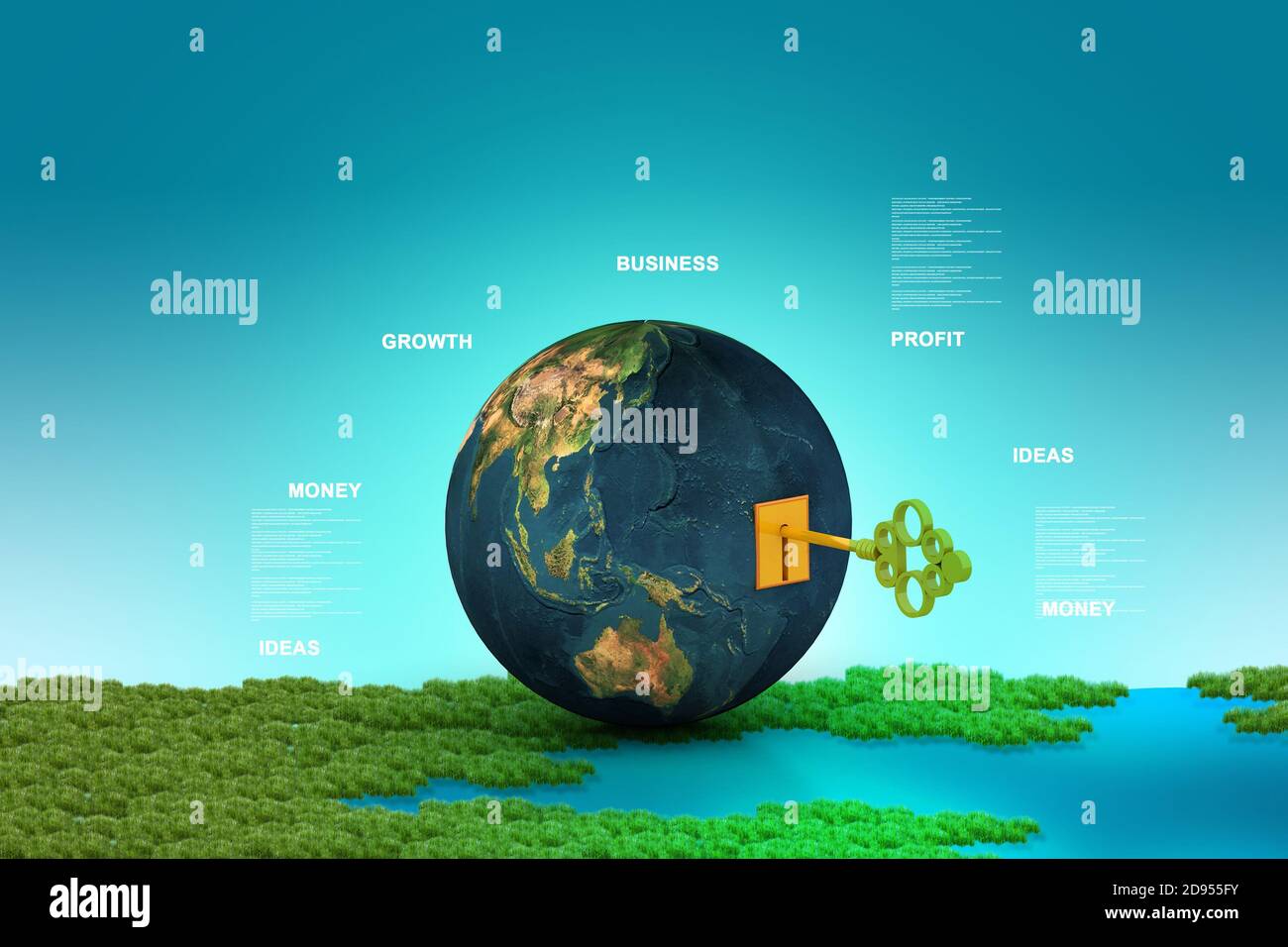 Key of the world Stock Photo - Alamy