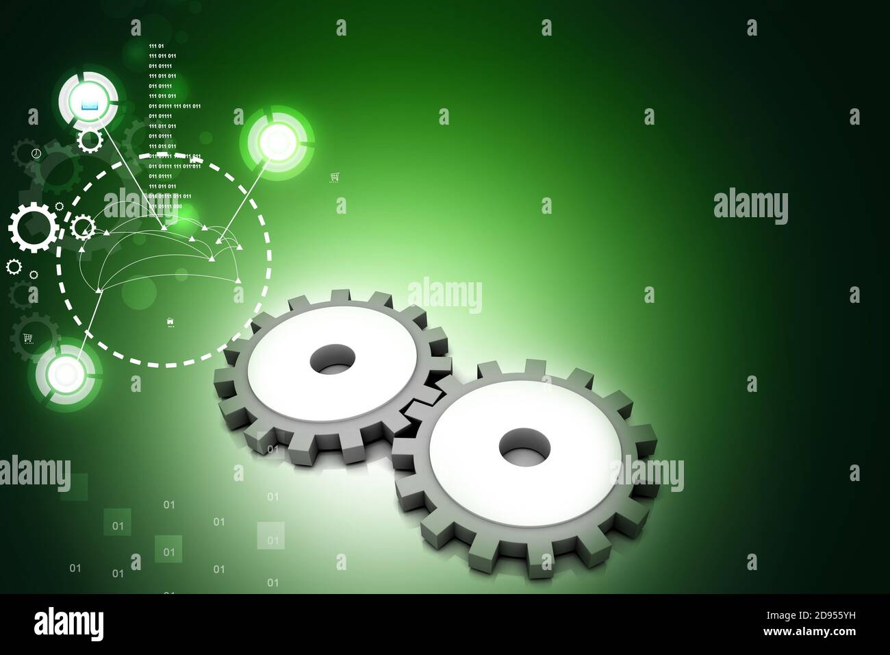 3d multi use gear Stock Photo - Alamy