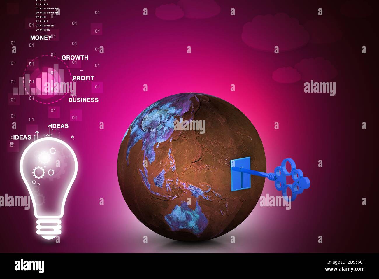 Key of the world Stock Photo - Alamy